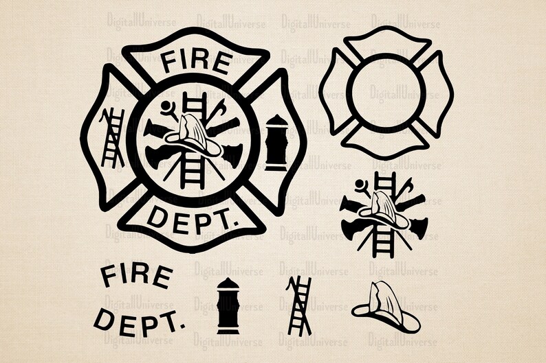 Fire Rescue Svg for Cricut Fire Dept Svg Firefighter Svg - Etsy