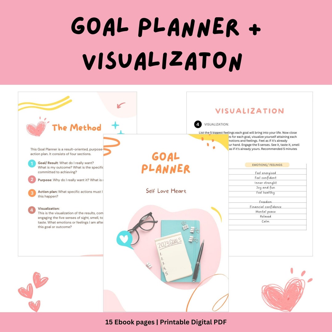Goal Planner Planner Journal Visualization Planner Goals 2023 Journal ...