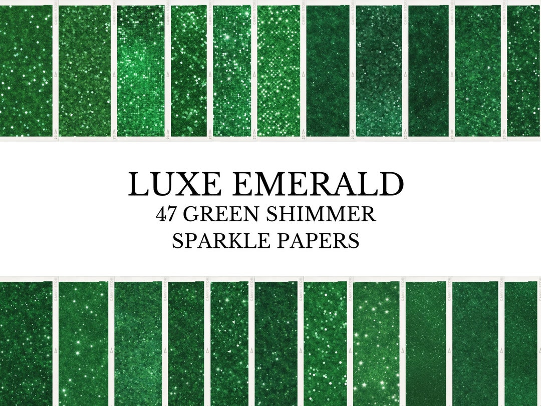 Green Glitter Shimmer Digital Paper Backgrounds (digital Download) - Etsy