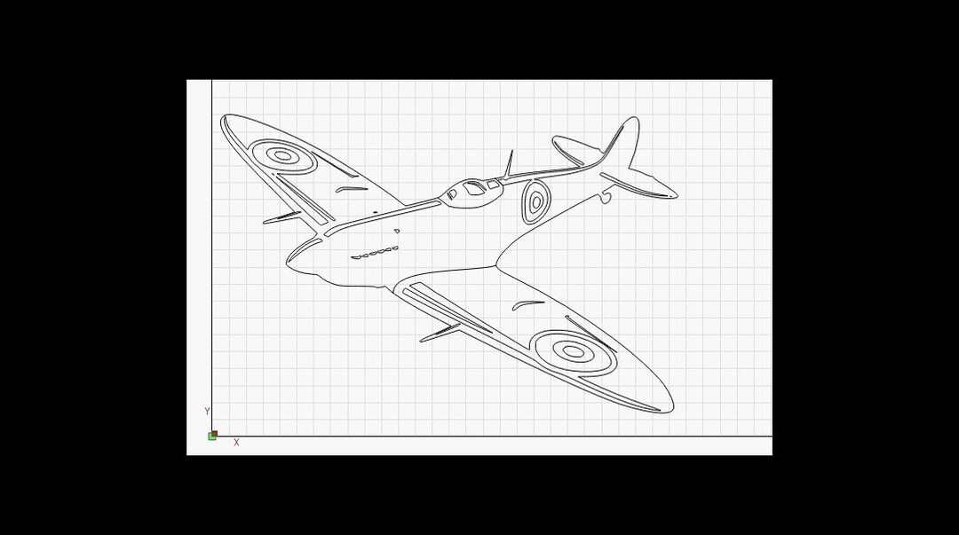 Spitfire Dxf - Etsy