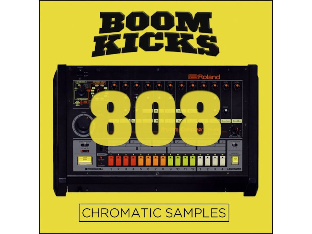 Roland TR-808 Sub Bass Boom Kick Drum Chromatic Samples (24-bit WAV ...