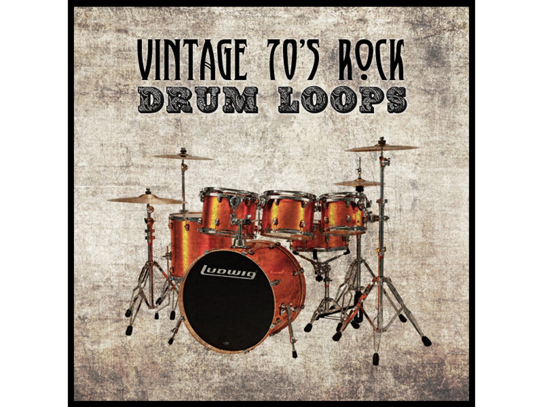Vintage Classic 70's Rock Drum Loops Sounds (24-bit WAV) - Etsy