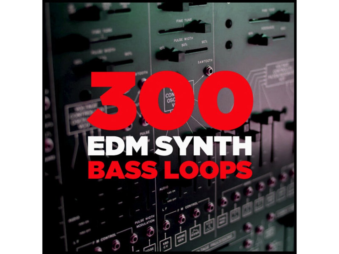 300 EDM Synth Bass Loops Electro House Riffs - 24-bit WAV - Etsy