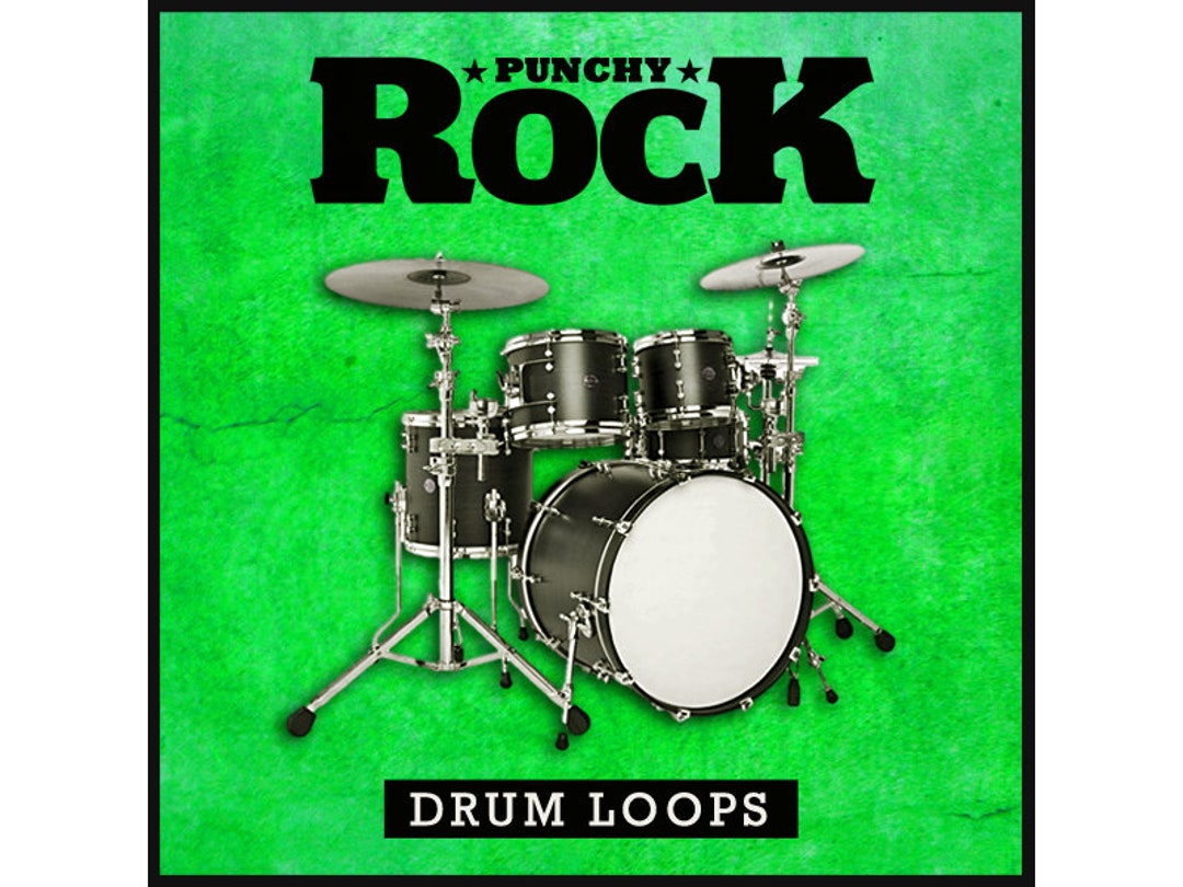 Punchy Rock Drum Loops Beats Sounds - 24-bit WAV - Etsy