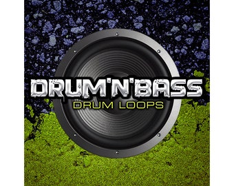 Drum & Bass Drum Loops Beats Bass Sounds (24-bit WAV) - Etsy