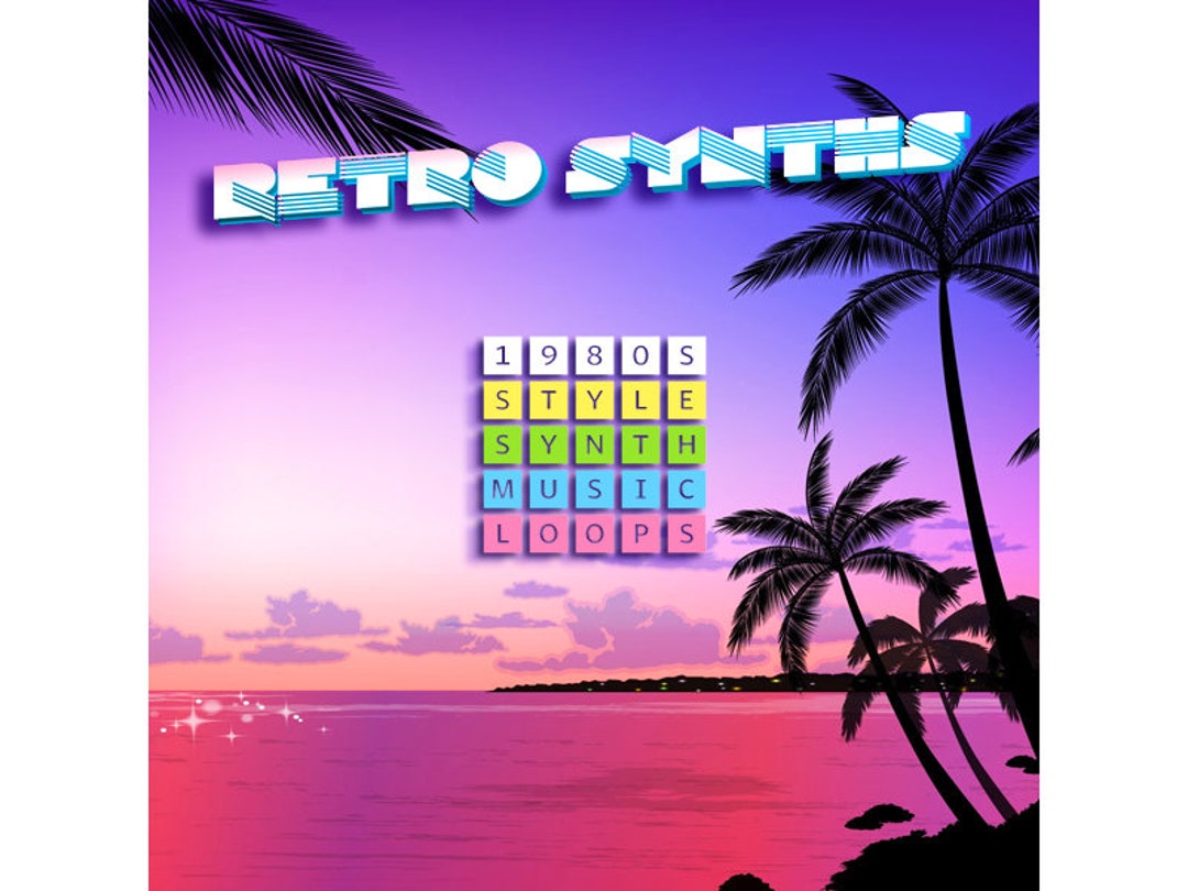 80's Style Retro Synth Pop EDM Loops (24-bit WAV) - Etsy