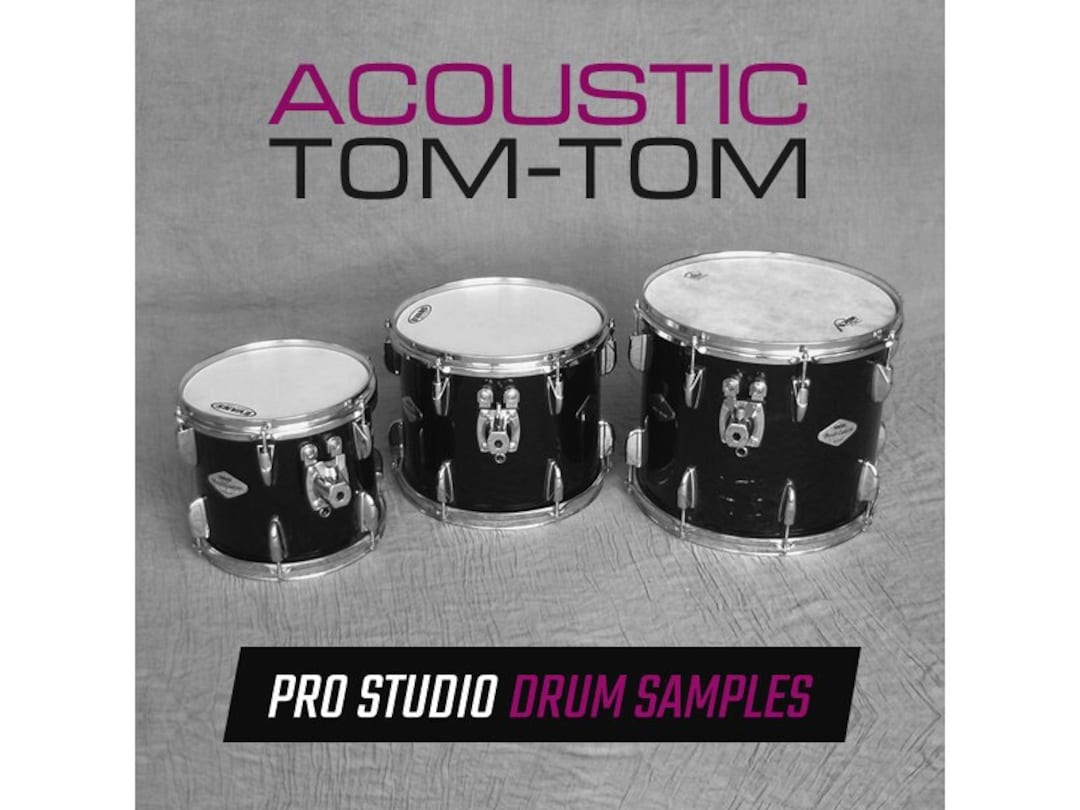 Acoustic Tom-tom Drum Samples (24-bit WAV) Pro Quality Ludwig Gretsch ...