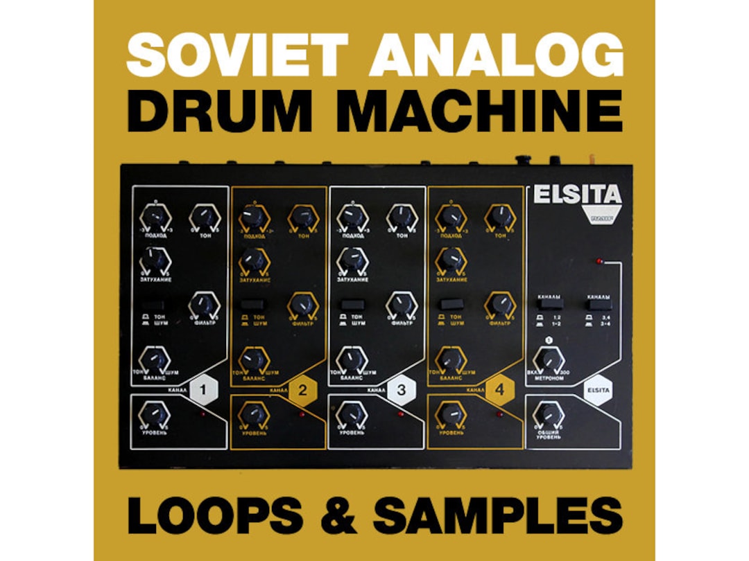 Elsita Soviet Analog Drum Machine Loops & Samples Electro Drum Synth ...
