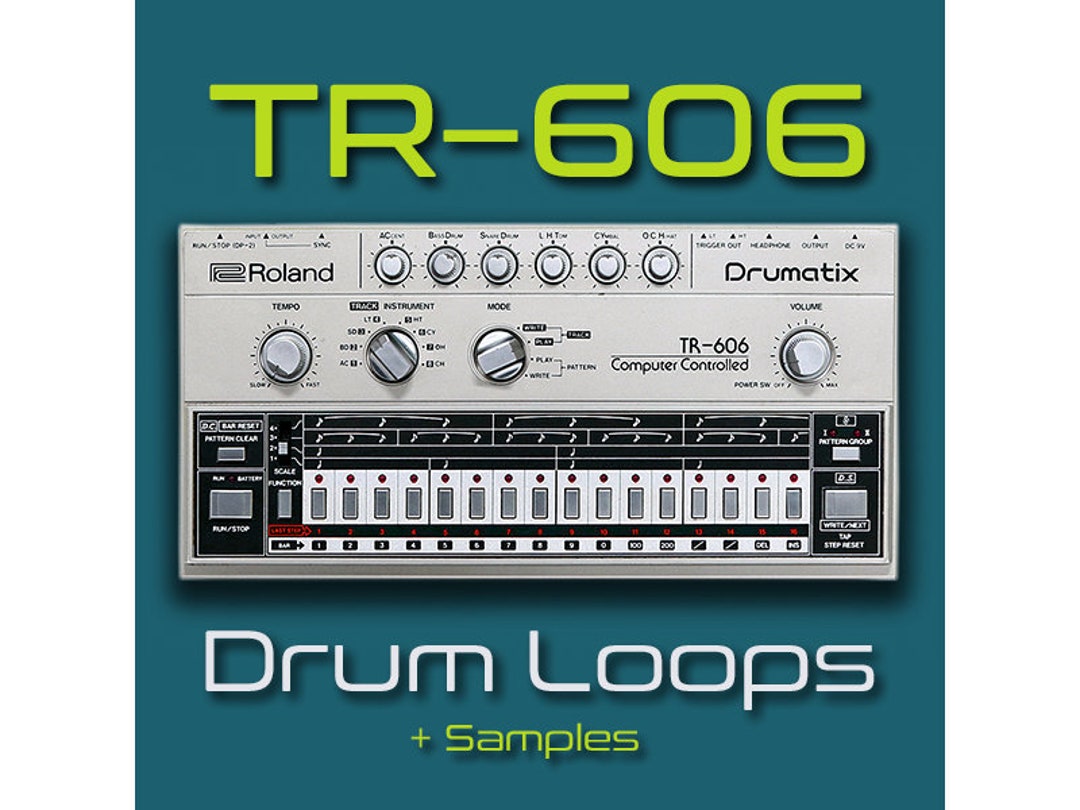 Roland TR-606 Analog Drum Machine Loops Samples Sounds - 24-bit WAV - Etsy