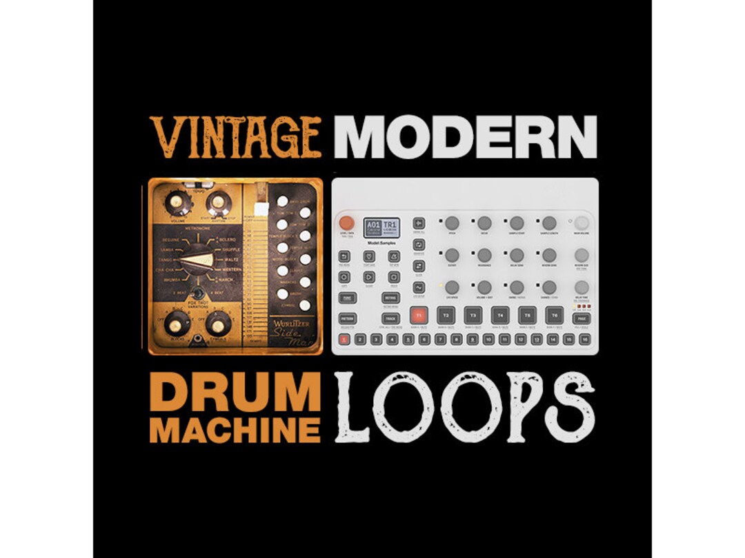 Vintage Modern Drum Machine Loops - 24-bit WAV - Hybrid House ...