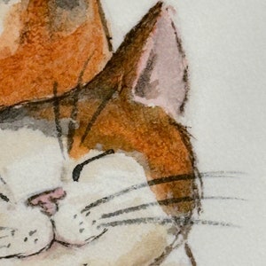 The Stretch, 8x10 Calico Cat With Claws Outstretched Art Print - Etsy