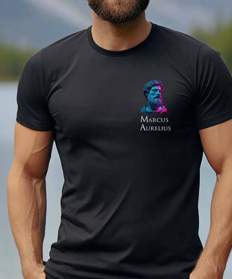 Marcus Aurelius Stoic Quote Unisex T-shirt Embrace Wisdom Daily ...