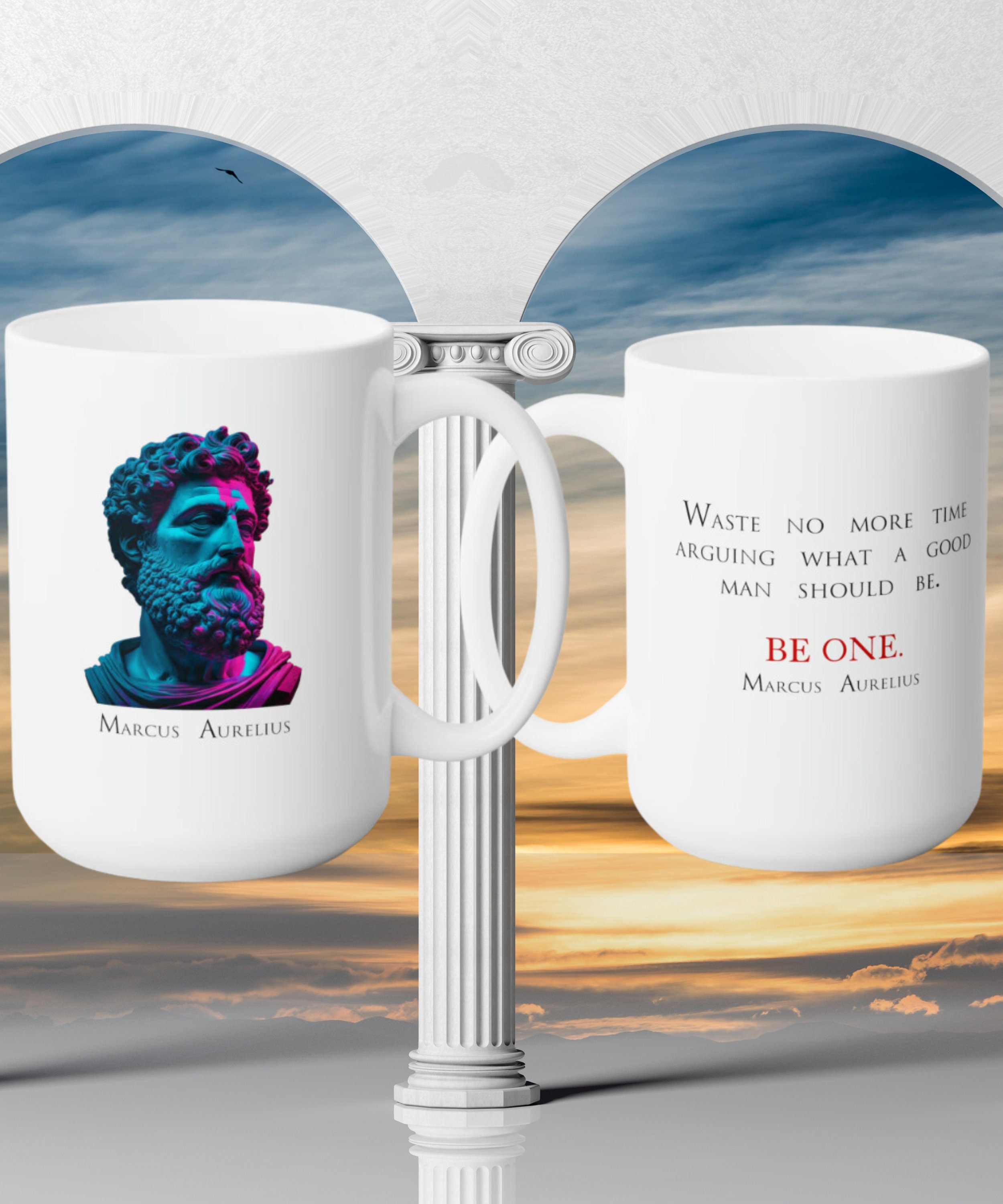 Marcus Aurelius Quote Mug Stoic Coffee Mug Stoicism Gift Stoic Quote ...