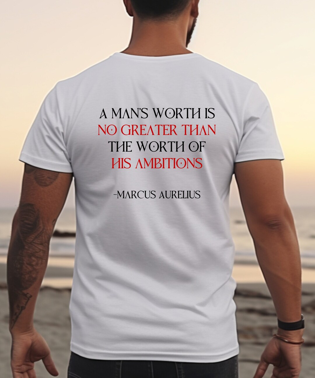 Marcus Aurelius Stoic Quote Unisex T-shirt Embrace Wisdom Daily ...