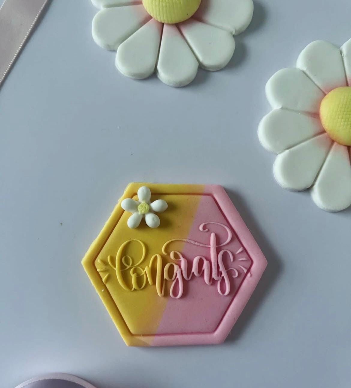 Daisy Congrats / Happy Birthday Toppers - Etsy