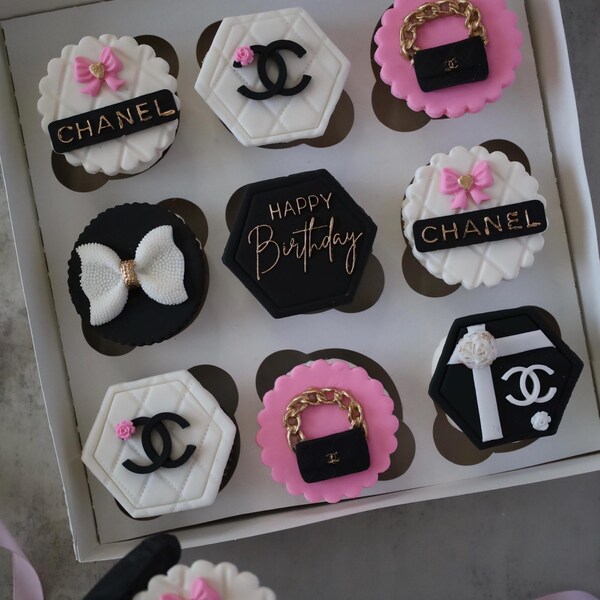 Chanel Fondant Bag Cake Topper - Etsy UK