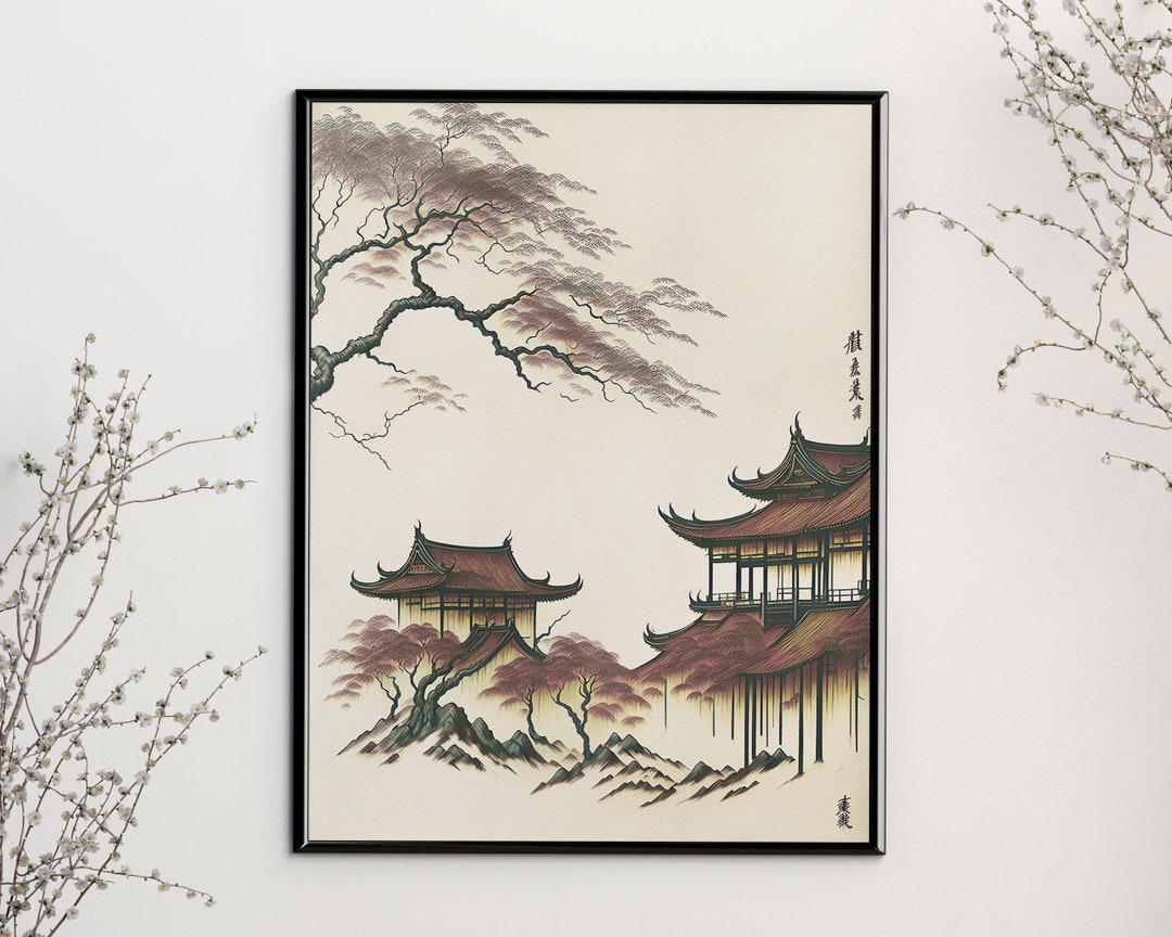 Japandi Wall Art PRINTABLE Digital Download, Japandi Decor Art, Japandi Poster INSTANT DOWNLOAD ...