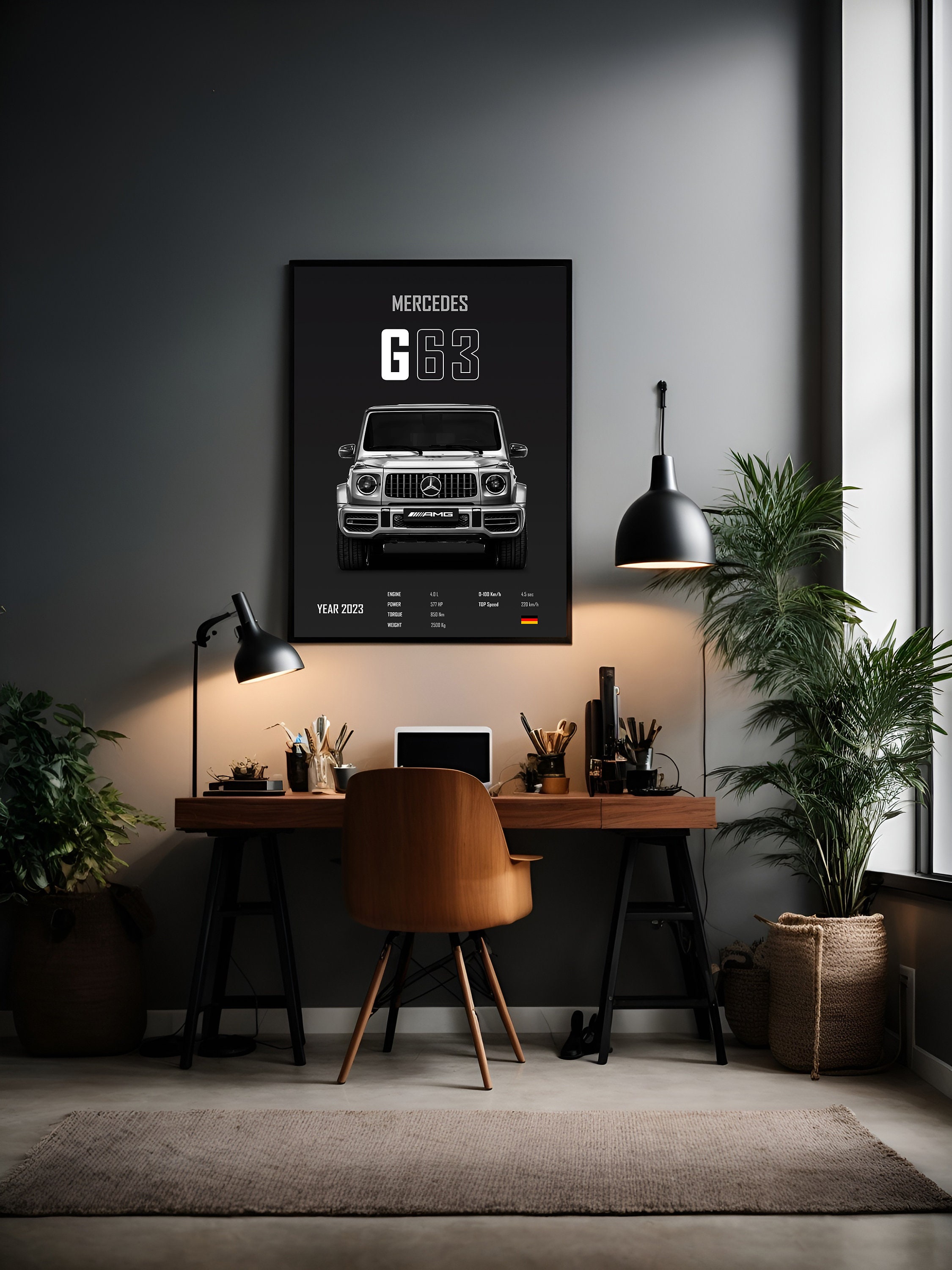 Mercedes G63 Supercar Poster Car for Man Instant Download - Etsy