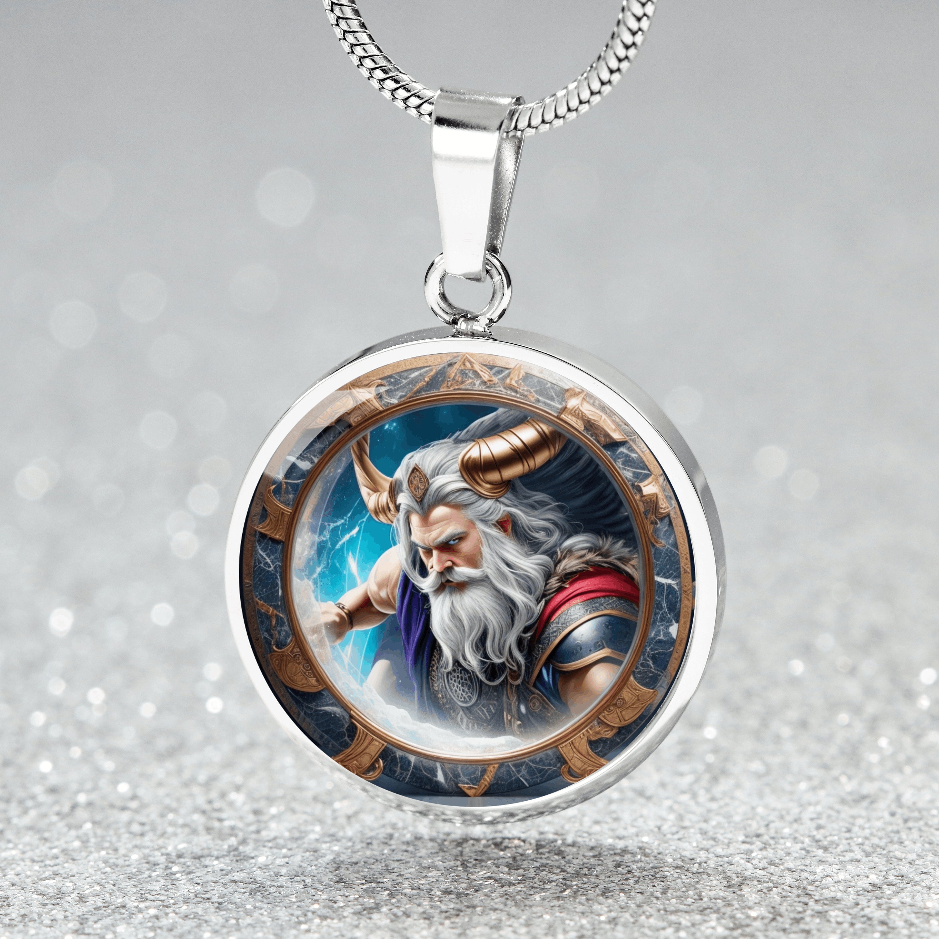 ODIN NECKLACE, Viking Necklace, Warrior Necklace, Norse Mythology ...