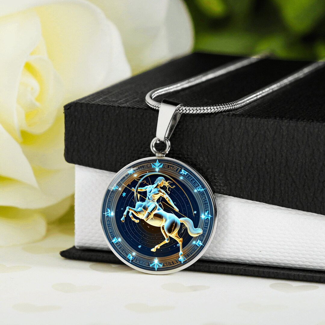 SAGITTARIUS NECKLACE, Sagittarius Pendant, Zodiac Jewelry,astrology ...