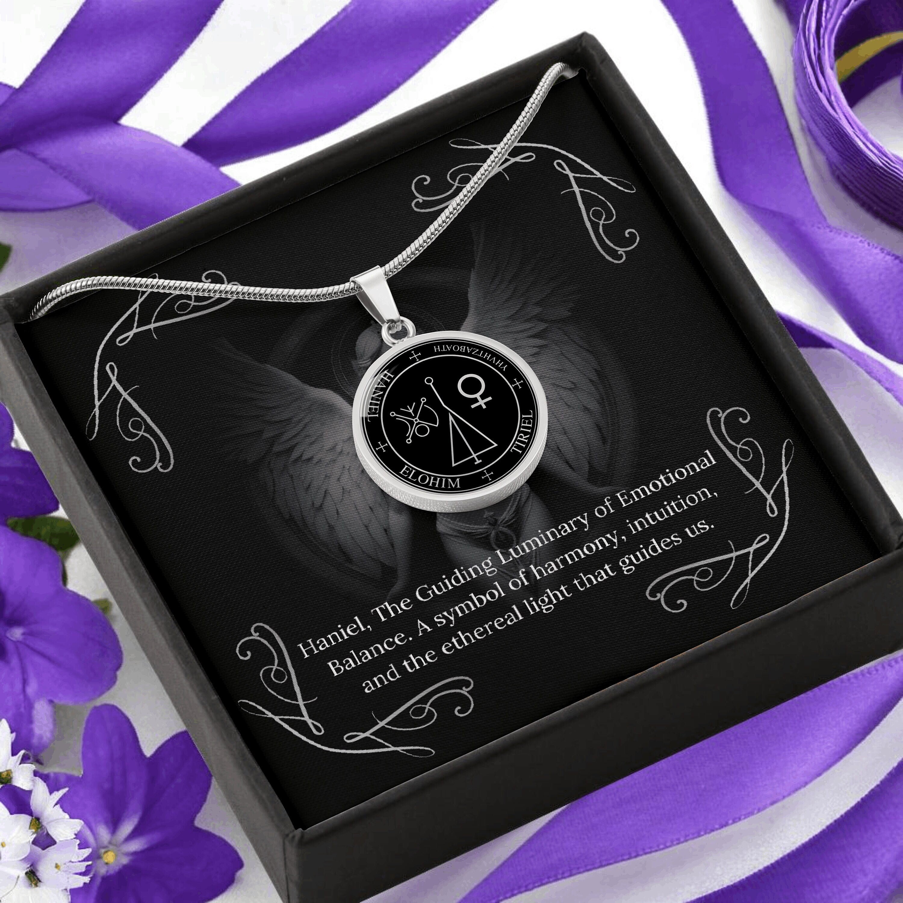 Personalized Haniel Sigil , Engraved Haniel Archangel Sigil ...