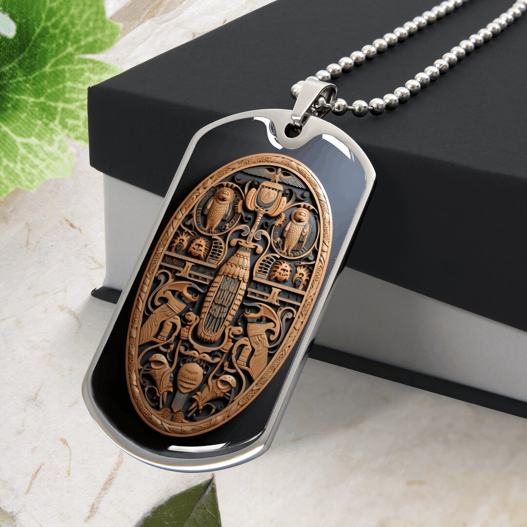 Personalized Cartouche Necklace , Engraved Egyptian Jewelry ...