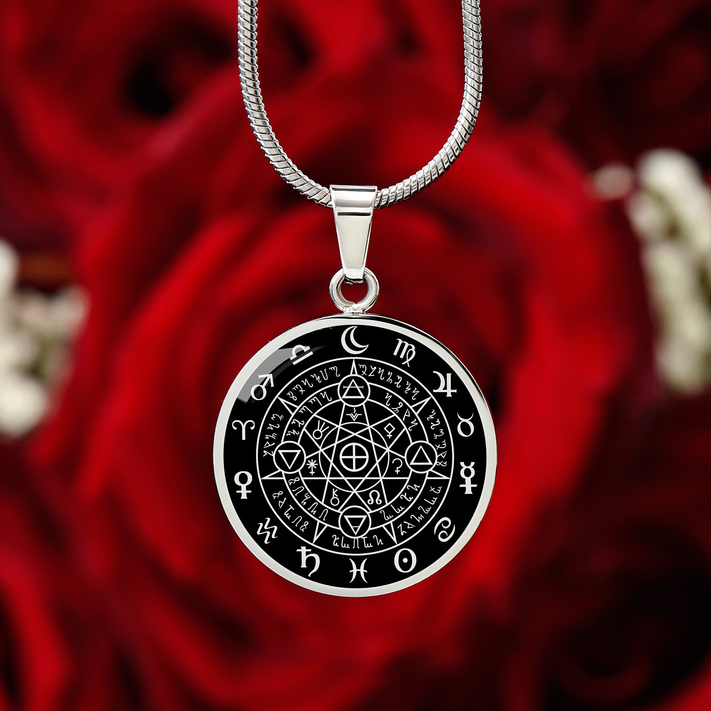 Wheel of the Year Necklace Pagan Wheel Pagan Jewelry Wiccan - Etsy