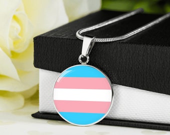 Transgender Cross Necklace Faith Cross Necklace LGBTQ - Etsy