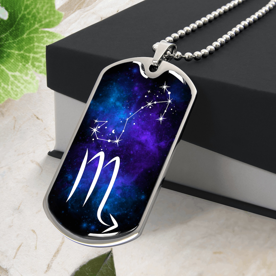 SCORPIO NECKLACE, Scorpio Jewelry, Scorpio Pendant, Zodiac Sign ...