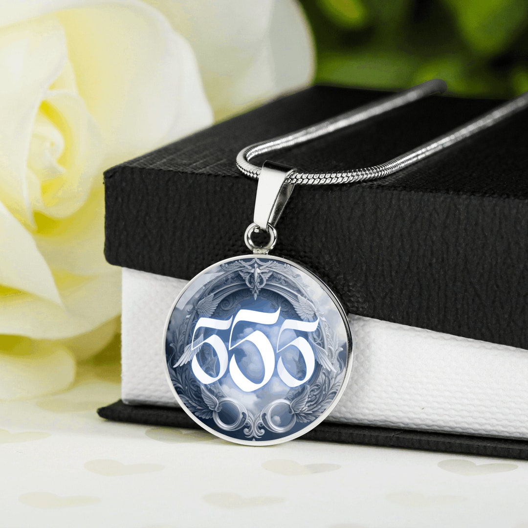 555 NECKLACE, Angel Number, Angel Number 555 , Angelnumber Necklace ...