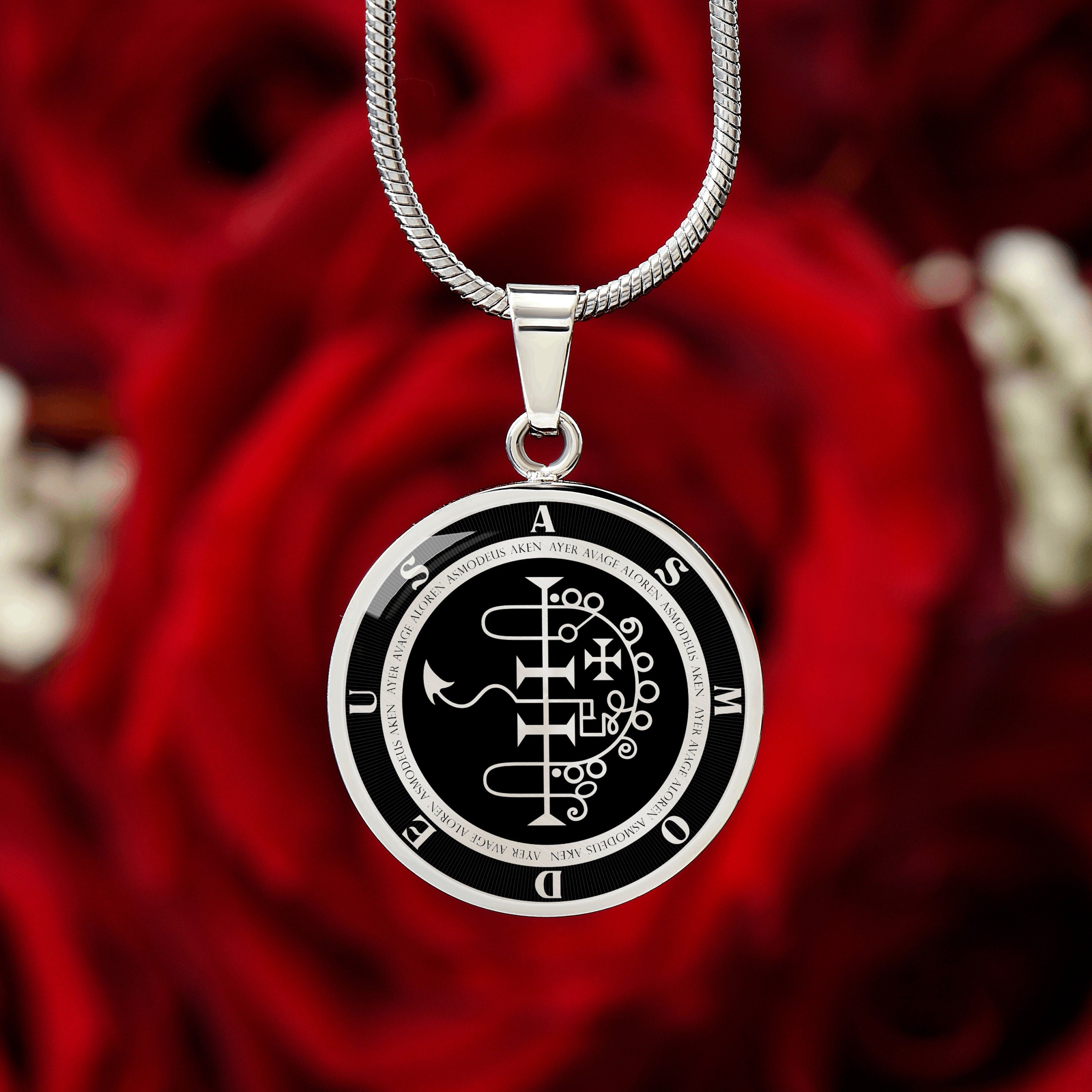 Personalized ASMODEUS SIGIL Personalized Asmodeus Pendant - Etsy