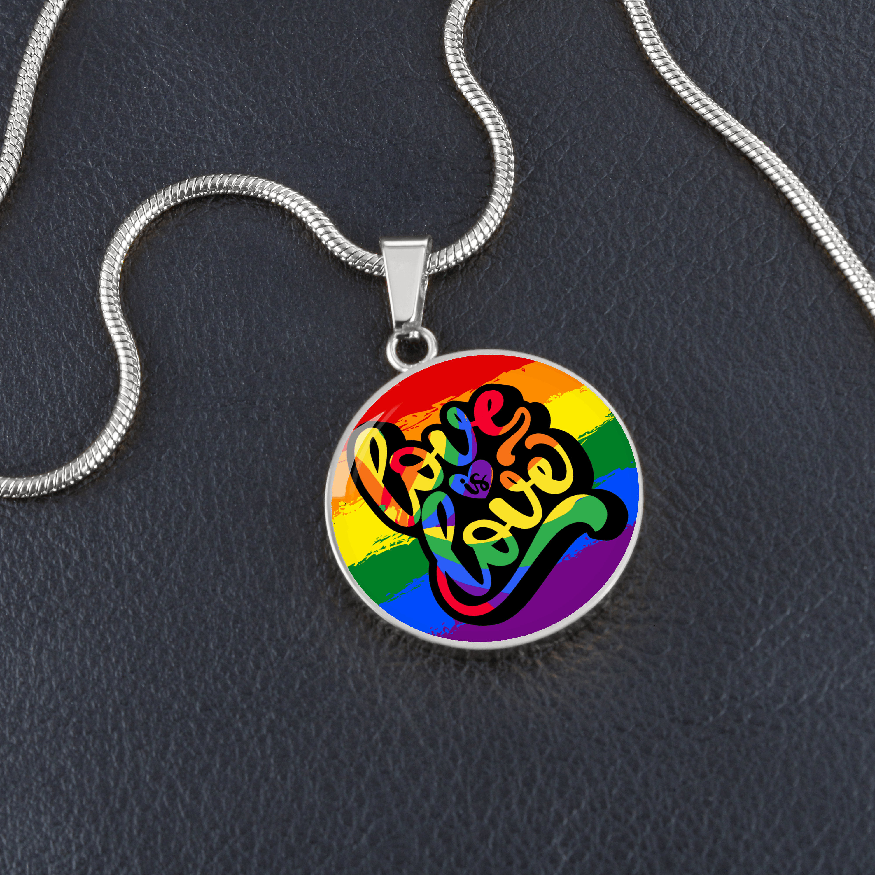 Personalized Pride Necklace , Engraved Pride Jewelry , Gay Pride ...