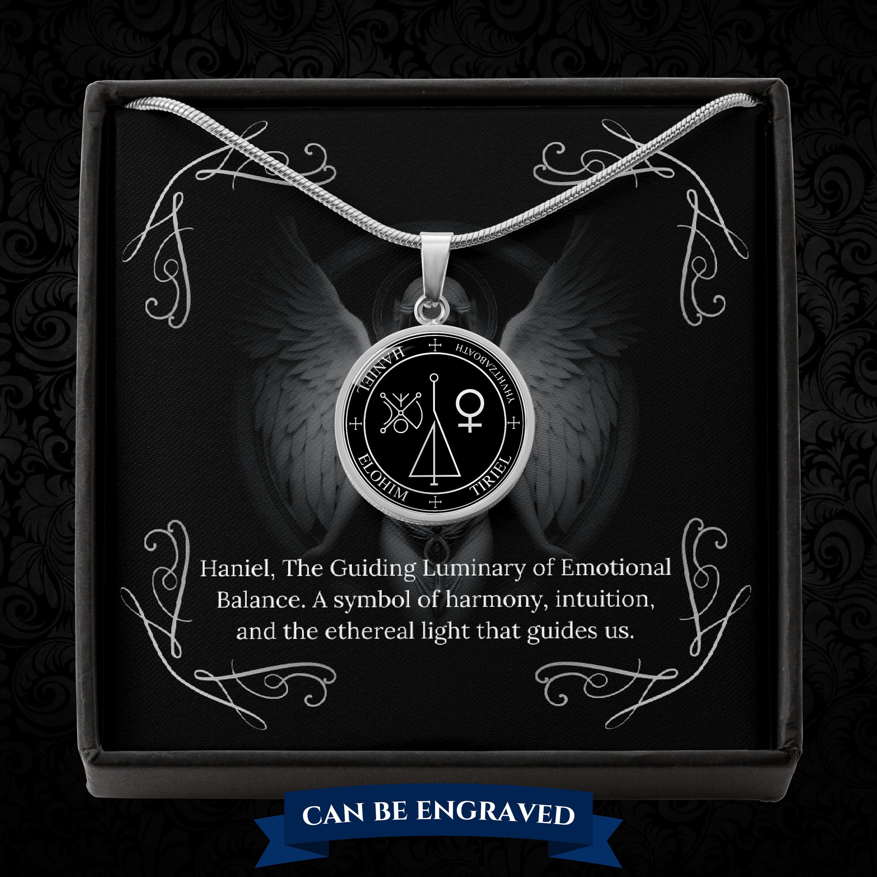 Personalized Haniel Sigil , Engraved Haniel Archangel Sigil ...