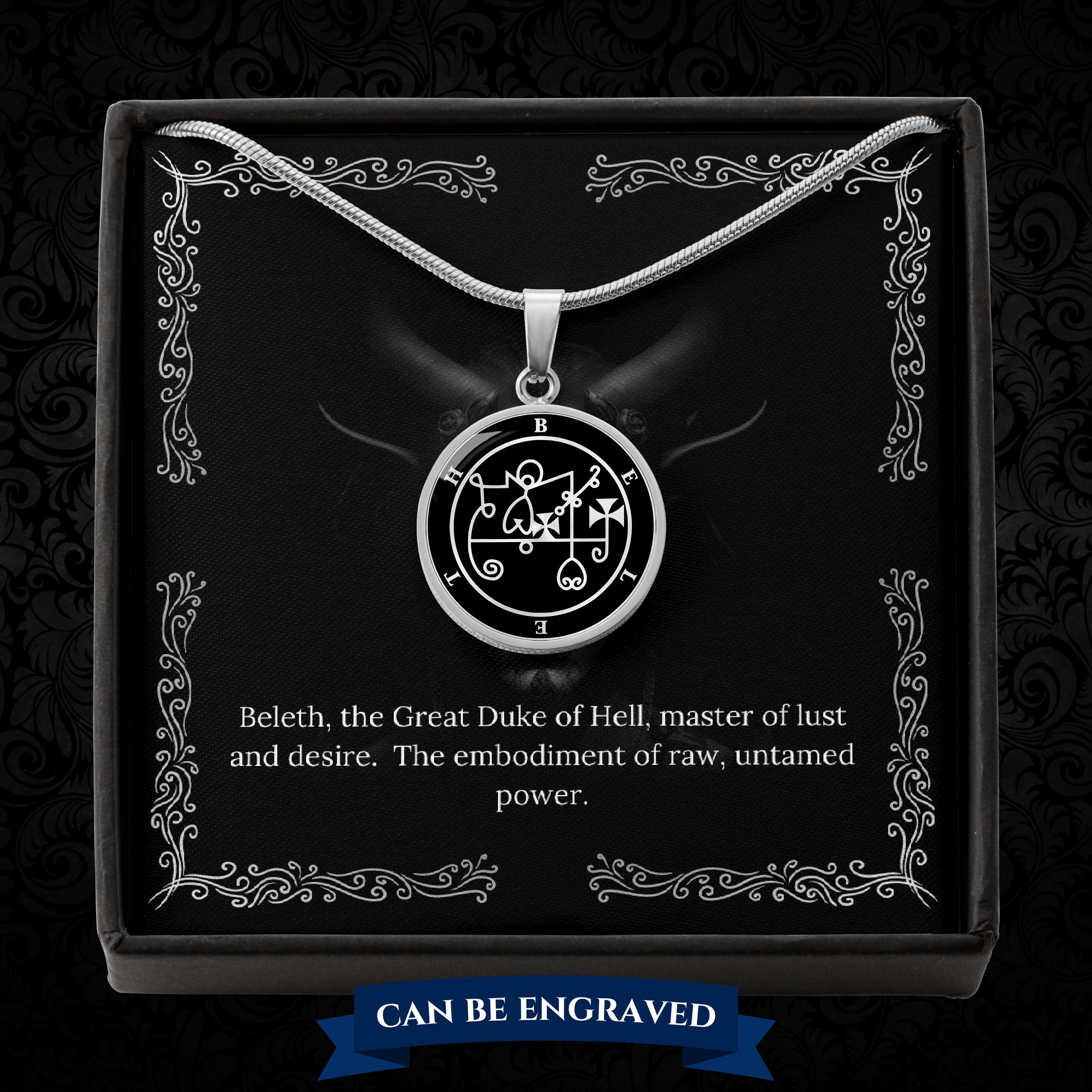 Personalized Sigil of Beleth , Engraved Beleth Sigil , Personalized ...