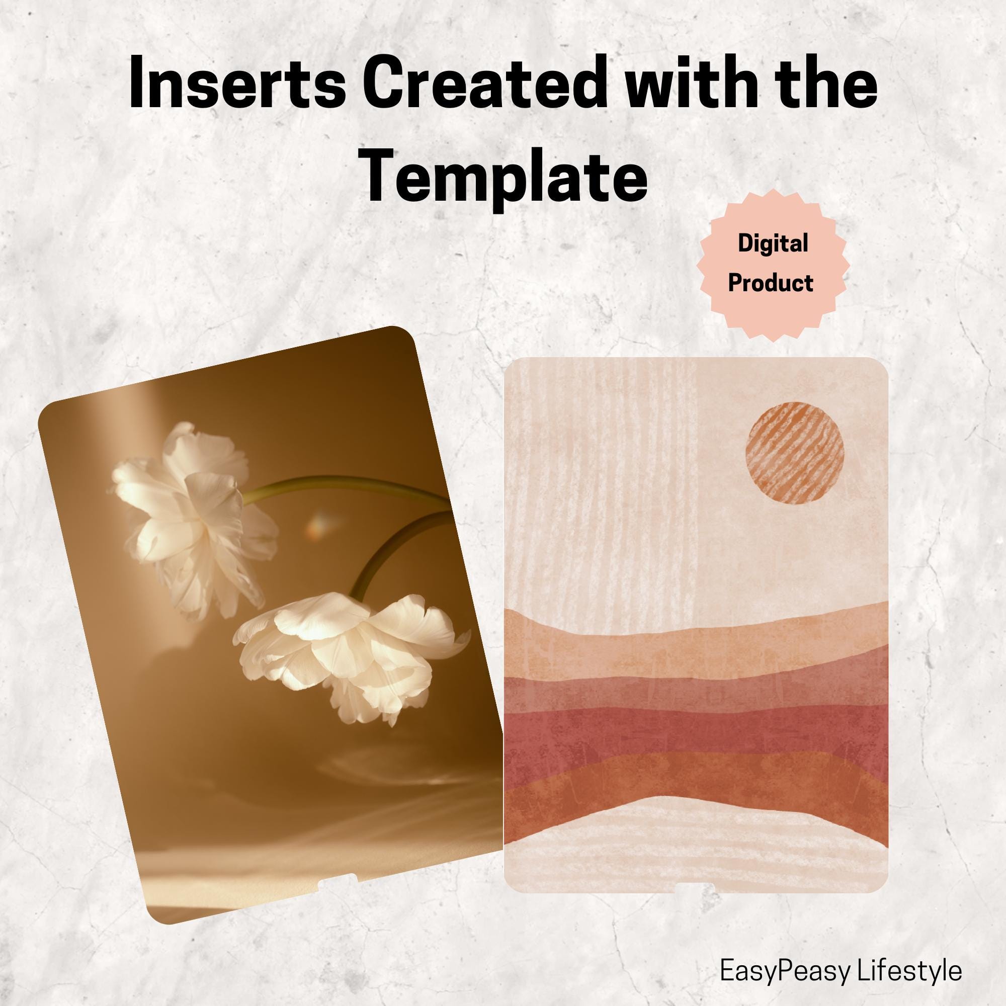 DIY Insert Template Kindle Paperwhite 12th Gen 2024 | Printable Kindle ...