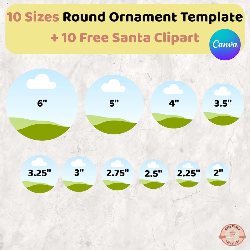 Ornament Template - Etsy