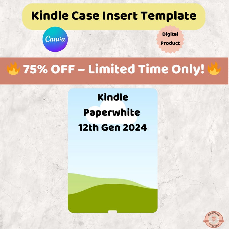 Printable Kindle Insert - Etsy