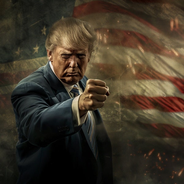 Trump Canvas Wall - Etsy