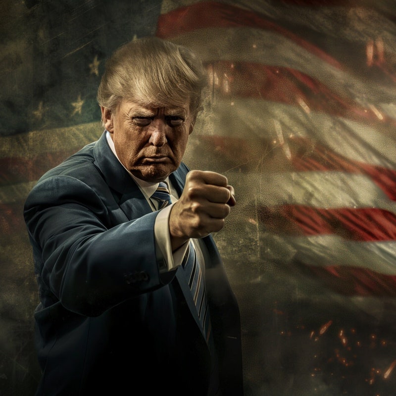 Trump Canvas Wall Art - Etsy