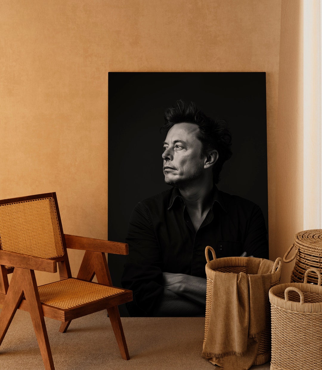 Gift for Ilon Mask Fans, Canvas Ilon Mask Poster Wall Art Poster Ready ...