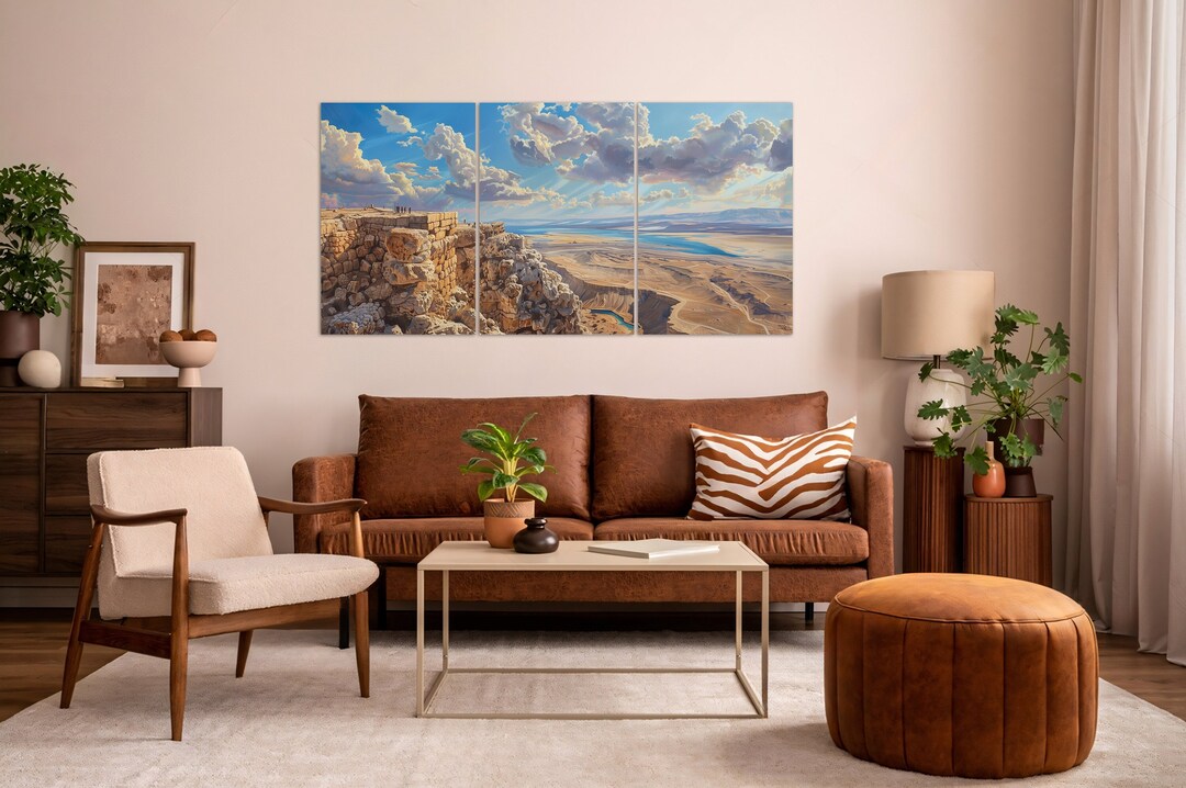 Israel Digital Oil Painting for Sale, Masada Painting, Digital Painting ...