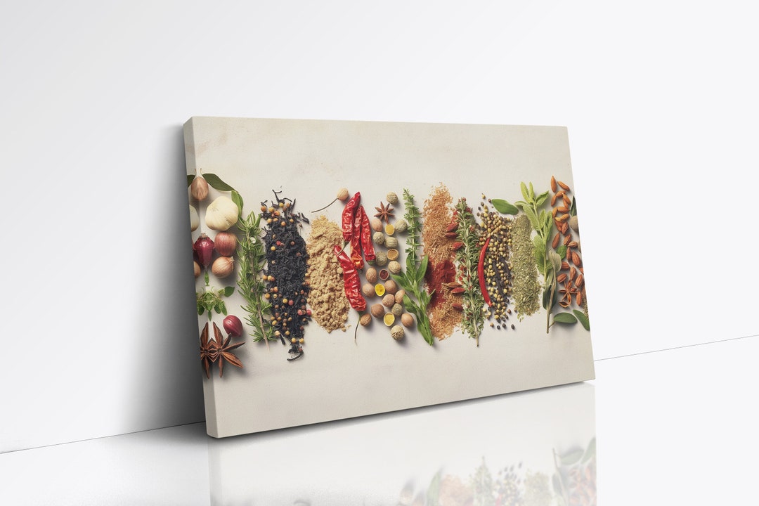 Kitchen Canvas Wall Art Ready to Hang | Kitchen Wall Art | Kitchen ...