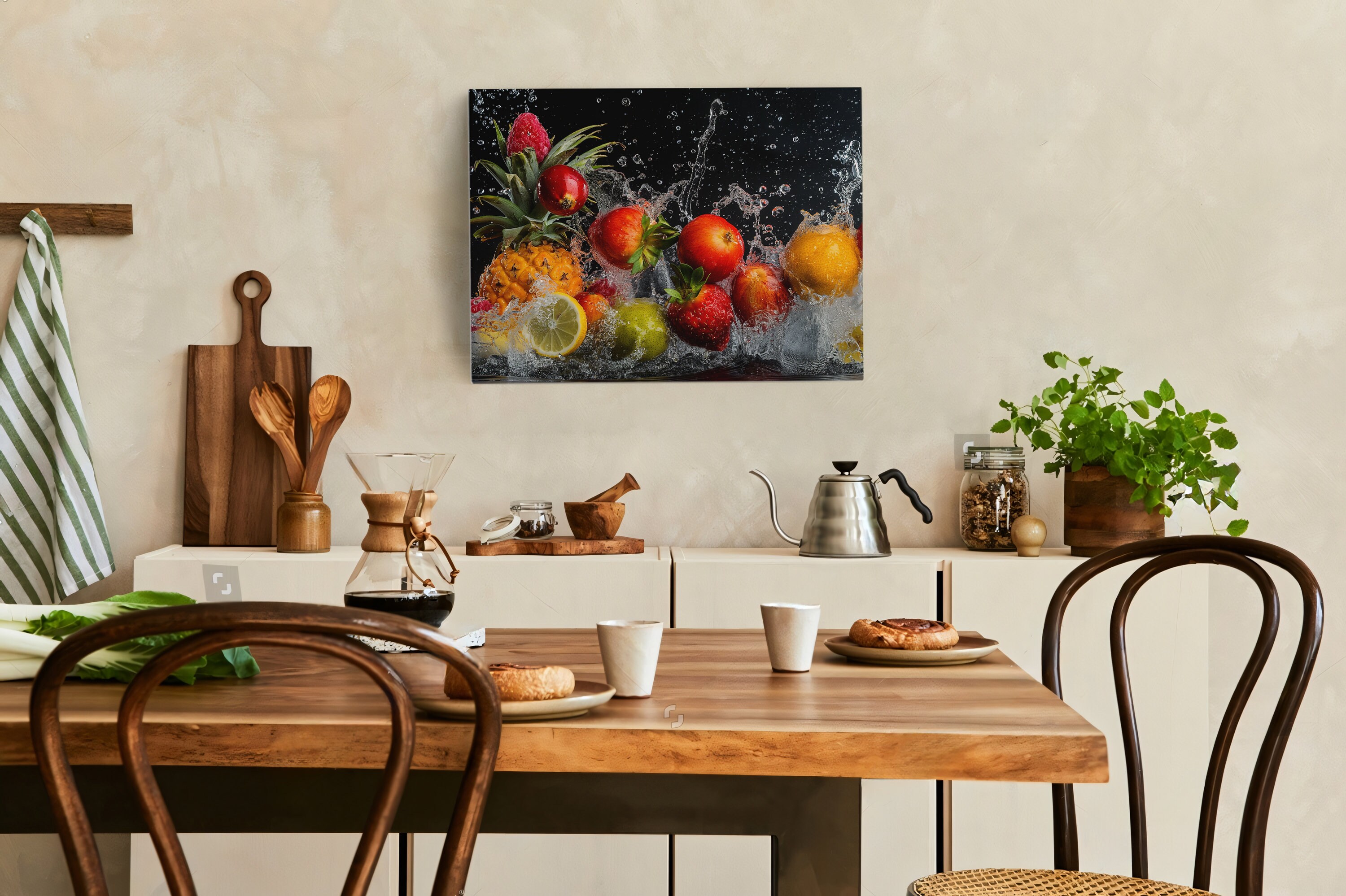 Kitchen Canvas Wall Art Ready to Hang Kitchen Wall Art Kitchen Prints ...