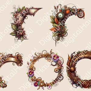 Steampunk Clipart Border Invitation Steam Punk Border Clip Art ...