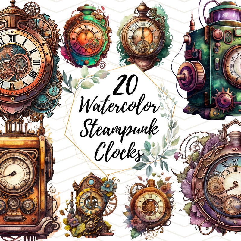 Steampunk Clock - Etsy