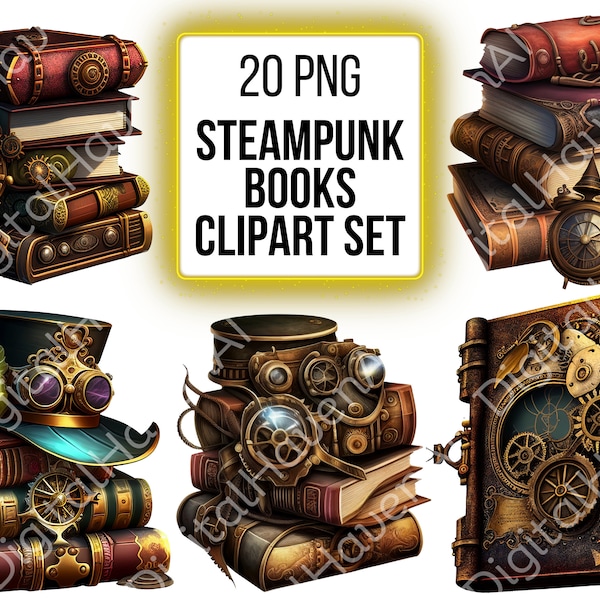 Steampunk Clip Art - Etsy
