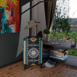 Aztec Tribal Luggage | Matching Suitcases | Carry on With Wheels | Hard ...
