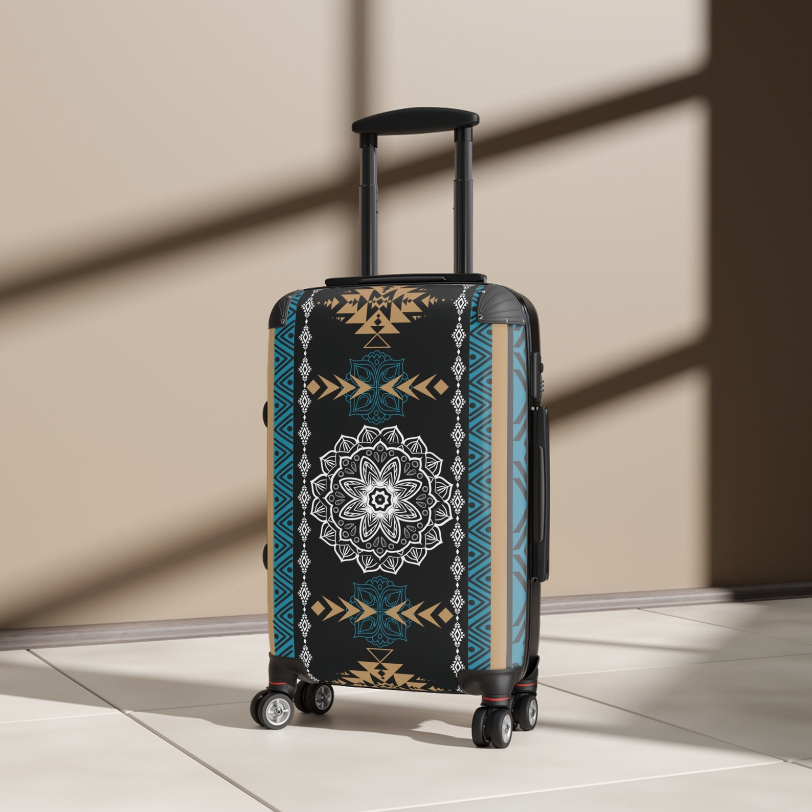 Aztec Tribal Luggage | Matching Suitcases | Carry on With Wheels | Hard ...