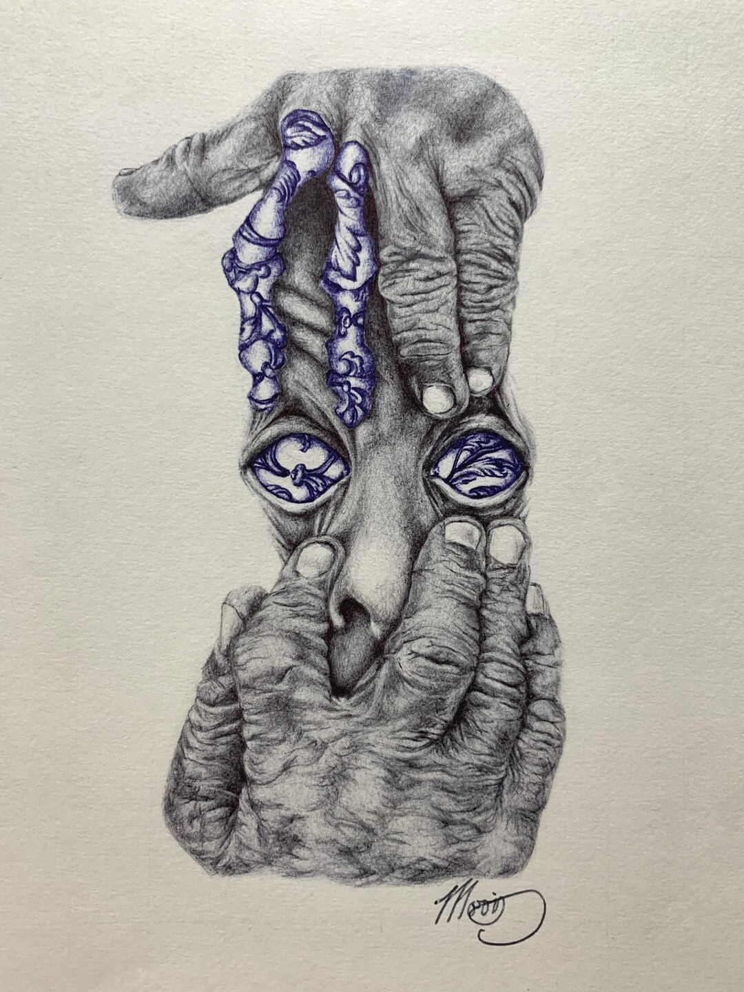 Glass Bones Print - Etsy