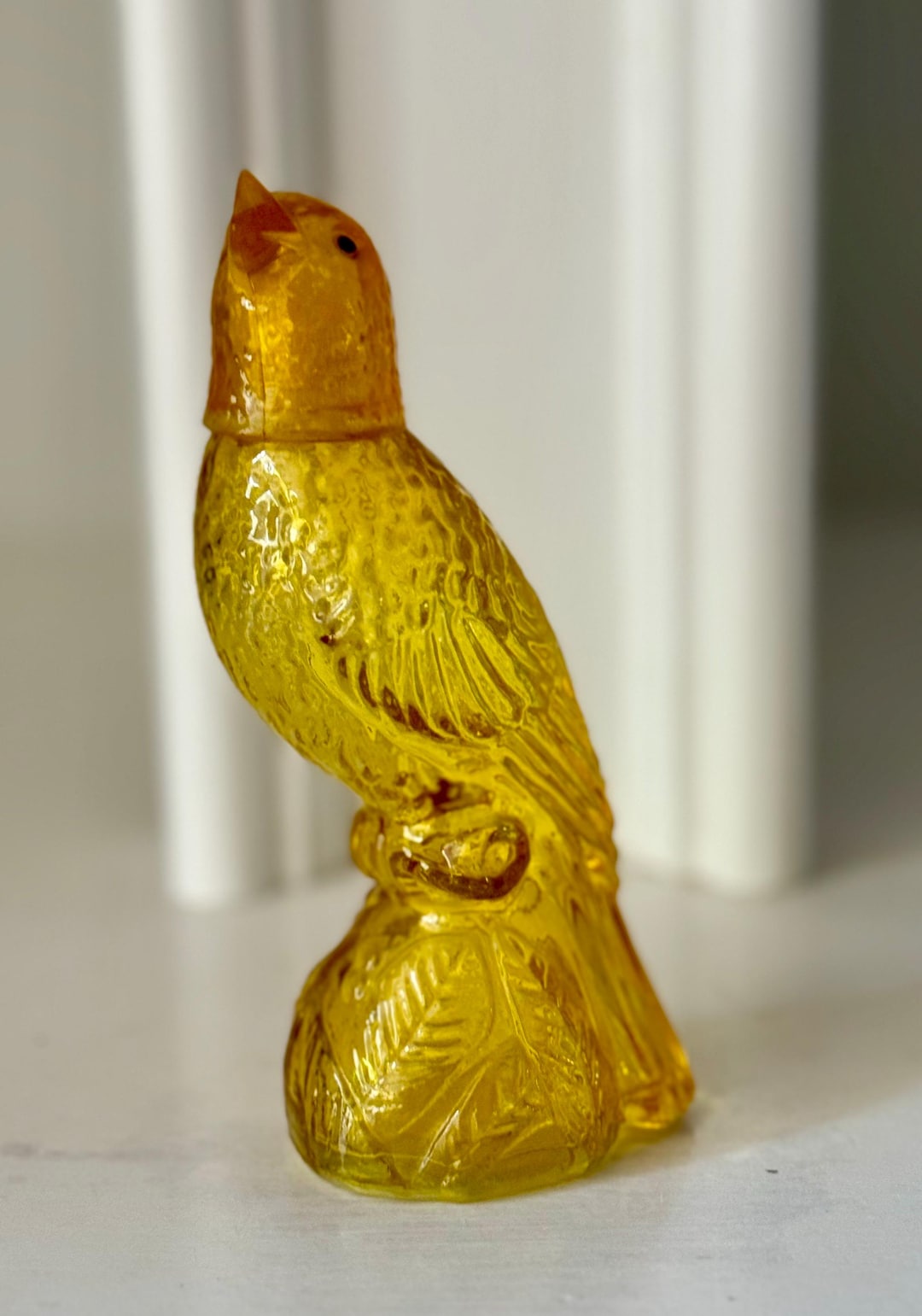 Vintage Avon Yellow Bird Perfume Bottle - Etsy